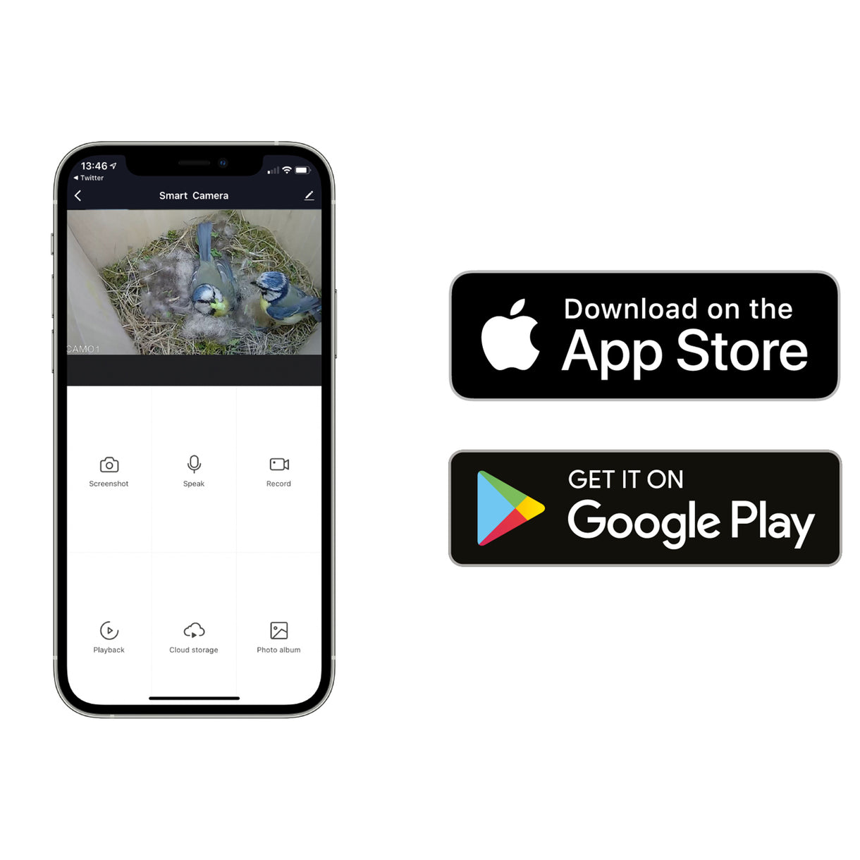 WiFi Bird Box Camera - WiFi Nest Box Camera | Green Feathers