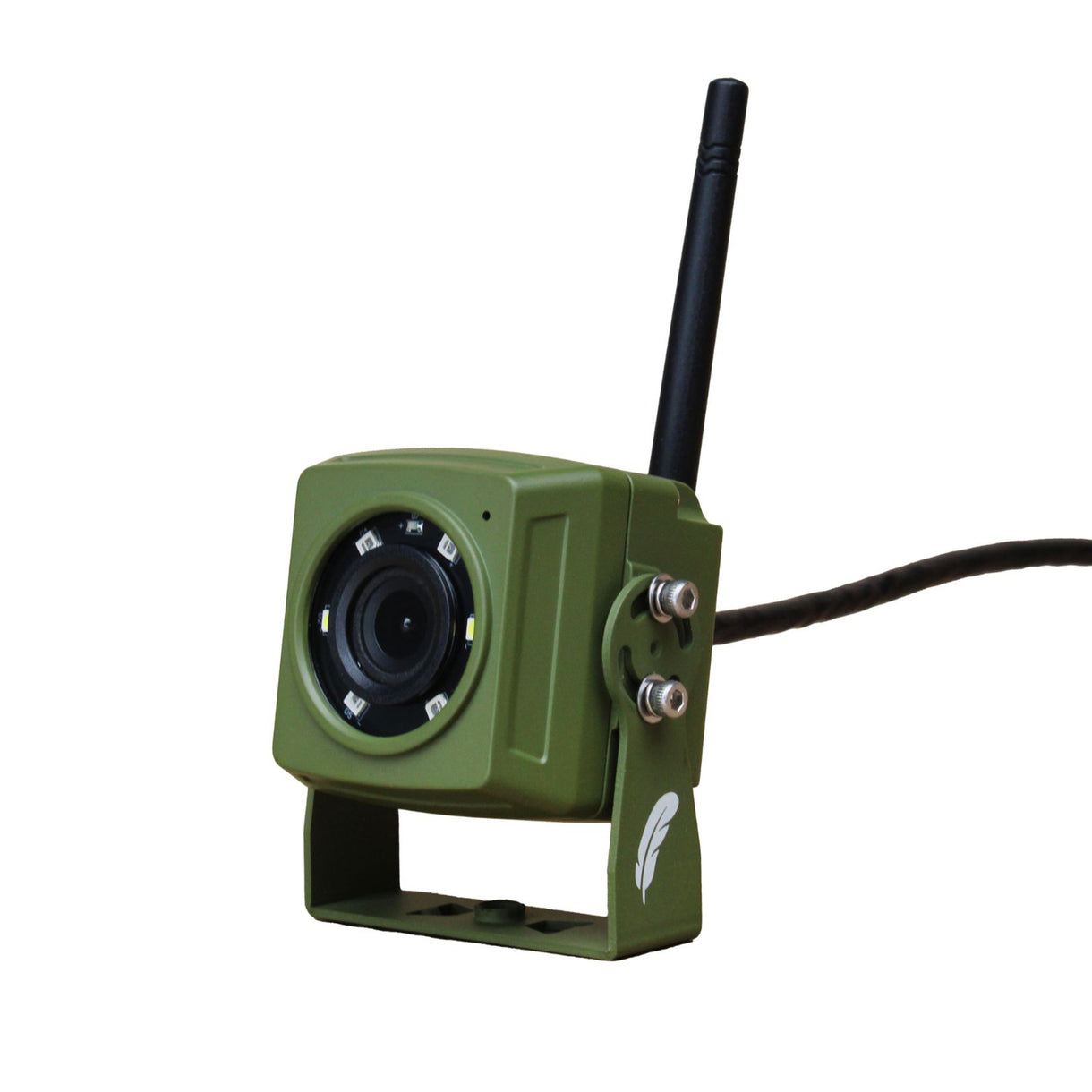 Wireless Bird Box Camera & Screen Complete Pack – Green Feathers