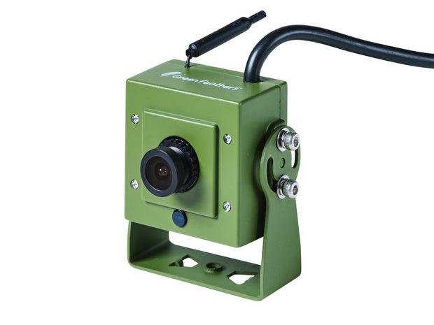 Hedgehog House with WiFi Camera Kit | Green Feathers