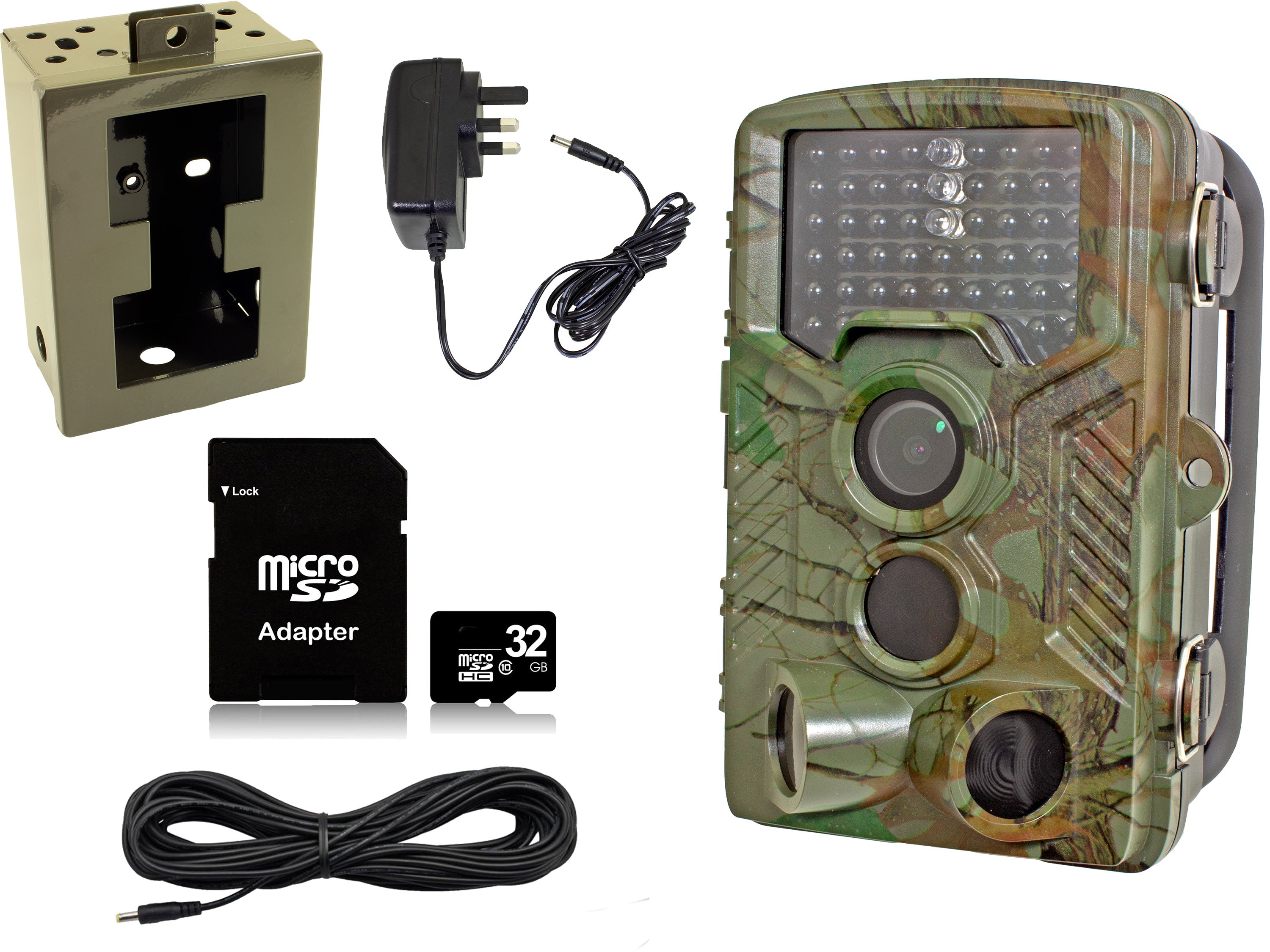 Waterproof Trail Wildlife HD Camera Bundle Pack | Green Feathers